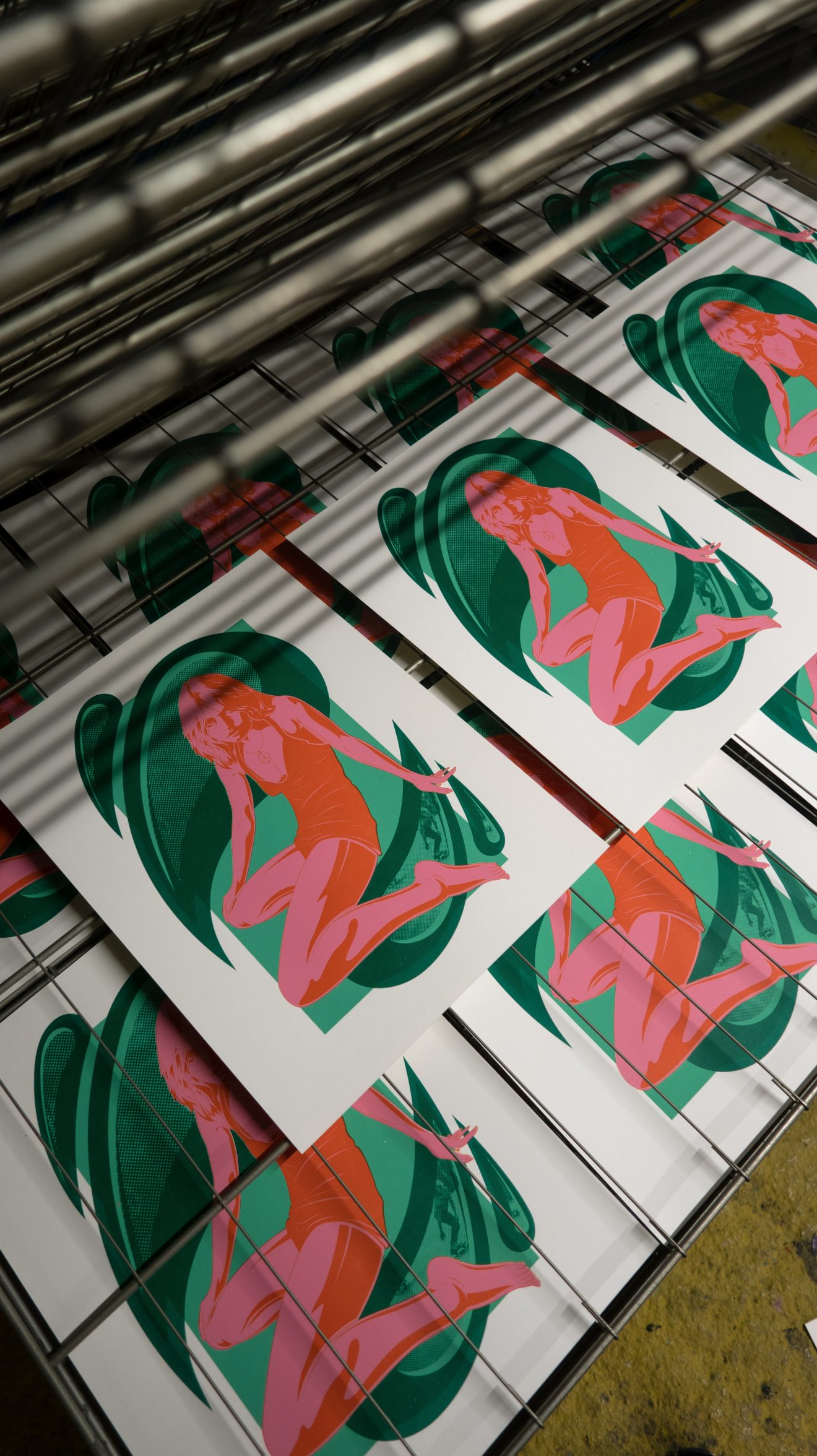 Impression sérigraphie ''Old time'' • Pierre XZXZ